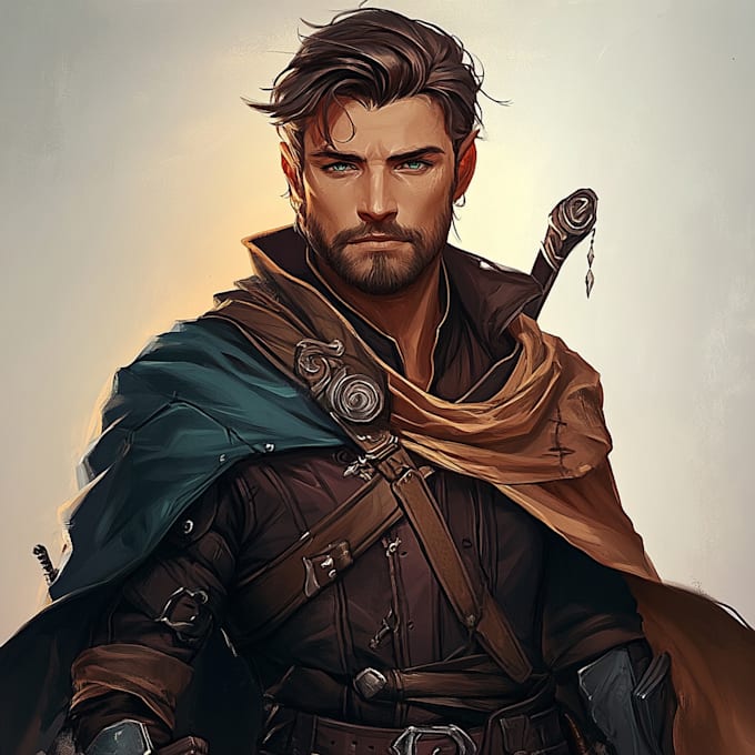 Draw dnd, fantasy character and dnd character art for you by Sesgus ...