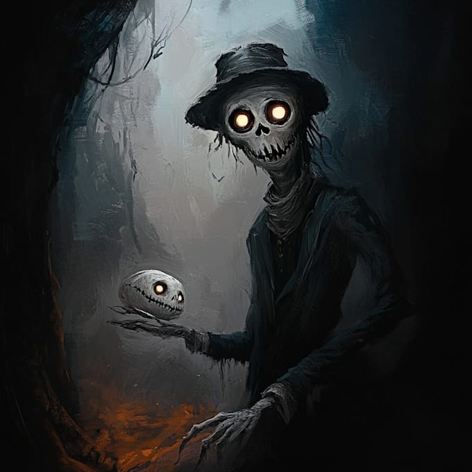 Create a fantasy style horror character art by Sukhothe | Fiverr