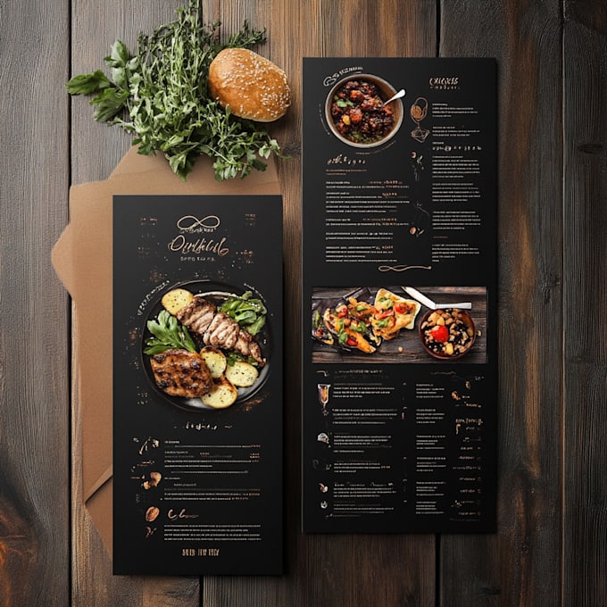 Create restaurant food menu design by Kimberly36g | Fiverr