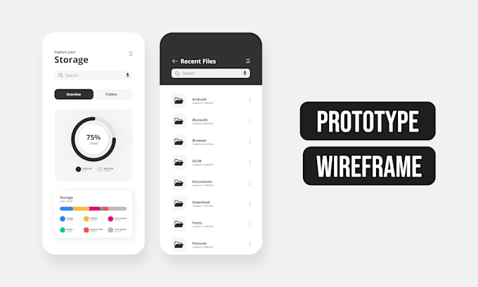 Design mobile app ui ux, prototype in figma by Thauhid_fahad | Fiverr
