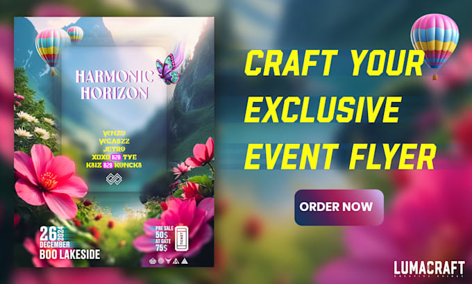 Design modern event, party, and club flyers by Luma__craft | Fiverr