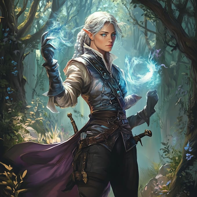 Make dnd character art and dnd character art by Medrugus | Fiverr