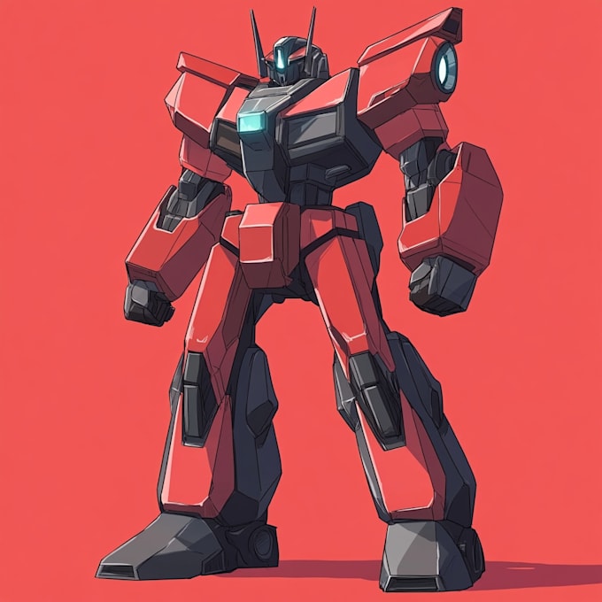 Create your mecha robot art by Tagraimri | Fiverr