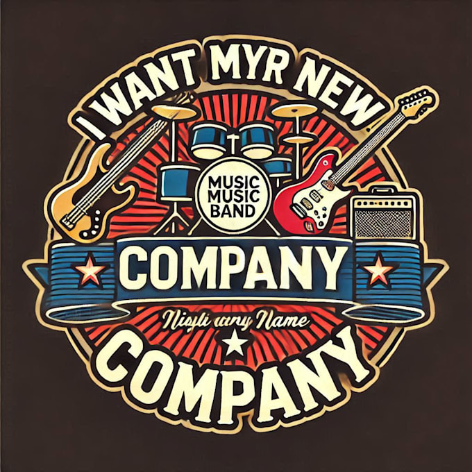 Do make retro music band vintage logo design with unlimited review by ...