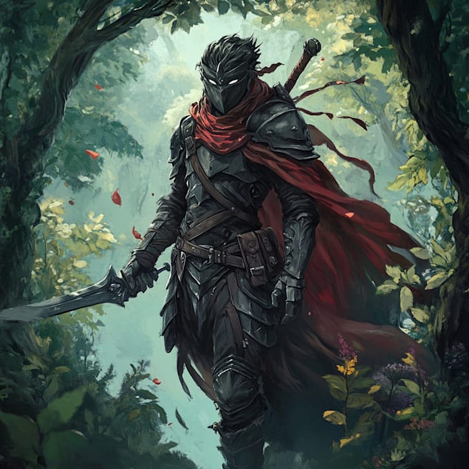 Draw dnd character art and dnd character art by Isorvudd | Fiverr