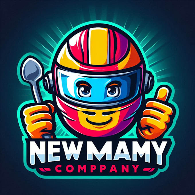 Do awesome f1 helmet mascot logo design with unlimited review by ...