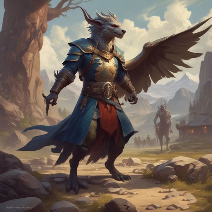 Draw dnd, fantasy character, dnd party, and concept art by Irvisquez ...