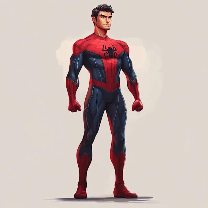 Make a unique superhero cartoon character by Cugananumom | Fiverr