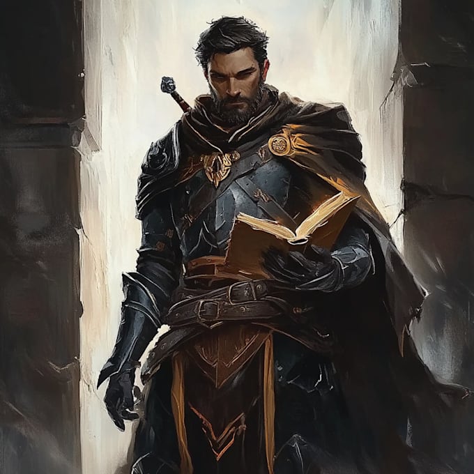 Draw dnd character art design illustration and fantasy concept art by ...