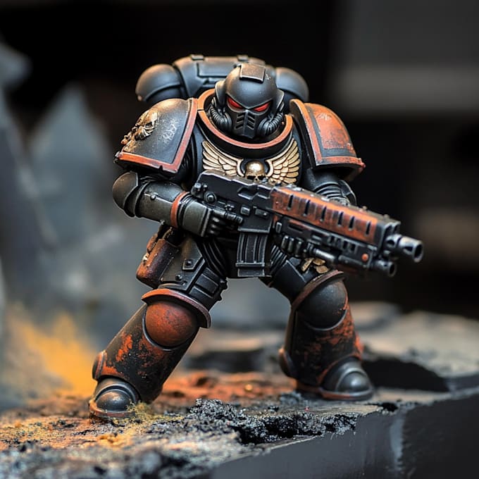 Create your warhammer 40k character illustration by Ruygalula | Fiverr