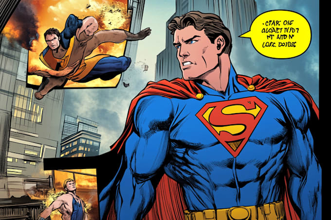 Create professional comic superhero pop art portraits by Taiqurper | Fiverr