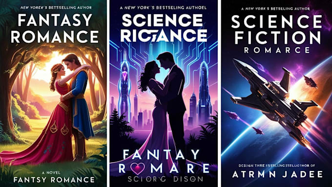 Design fantasy, romance and sci fi book covers by Canikule | Fiverr
