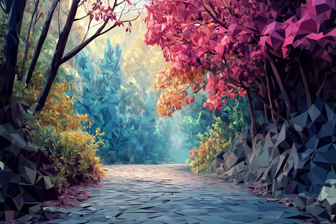 Draw game ready low poly models with baked textures by Meritraud | Fiverr