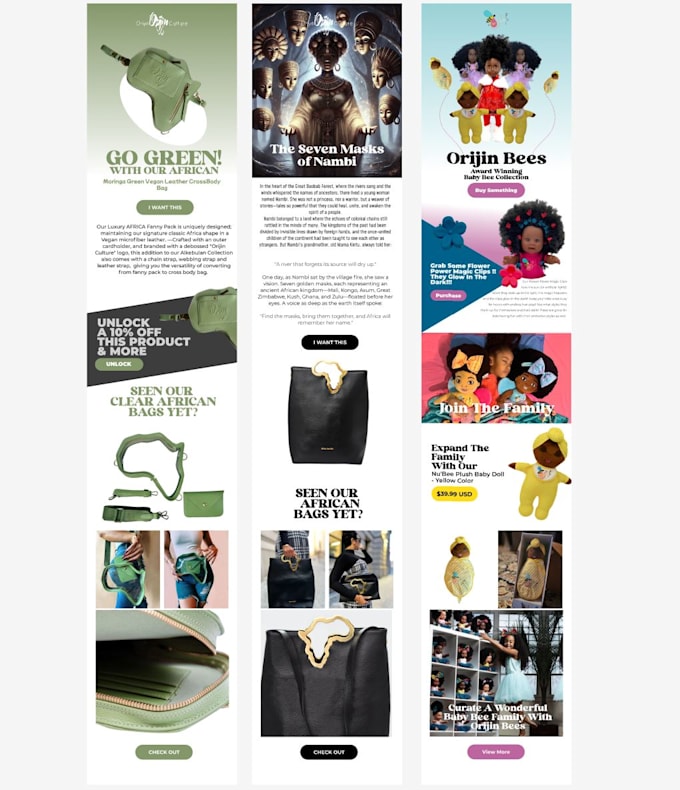 Design high converting email templates by Inene233 | Fiverr