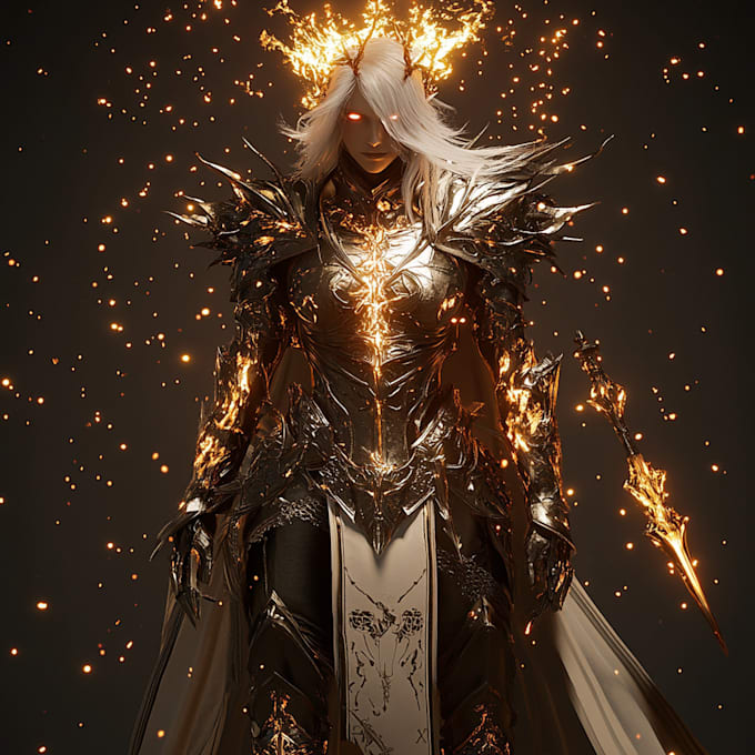 Design a unique game character art for fantasy by Kiremihs | Fiverr
