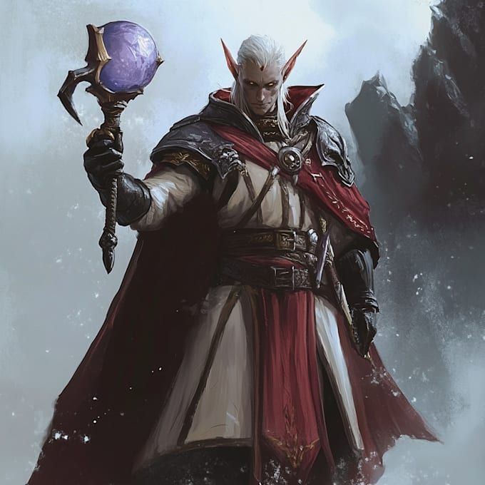 Draw your dnd character art ad character design by Isyocshikh | Fiverr