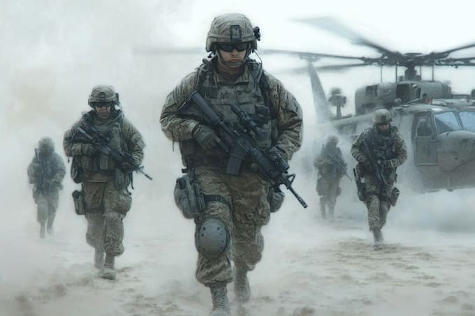 Draw military themed illustrations by Alaialack | Fiverr