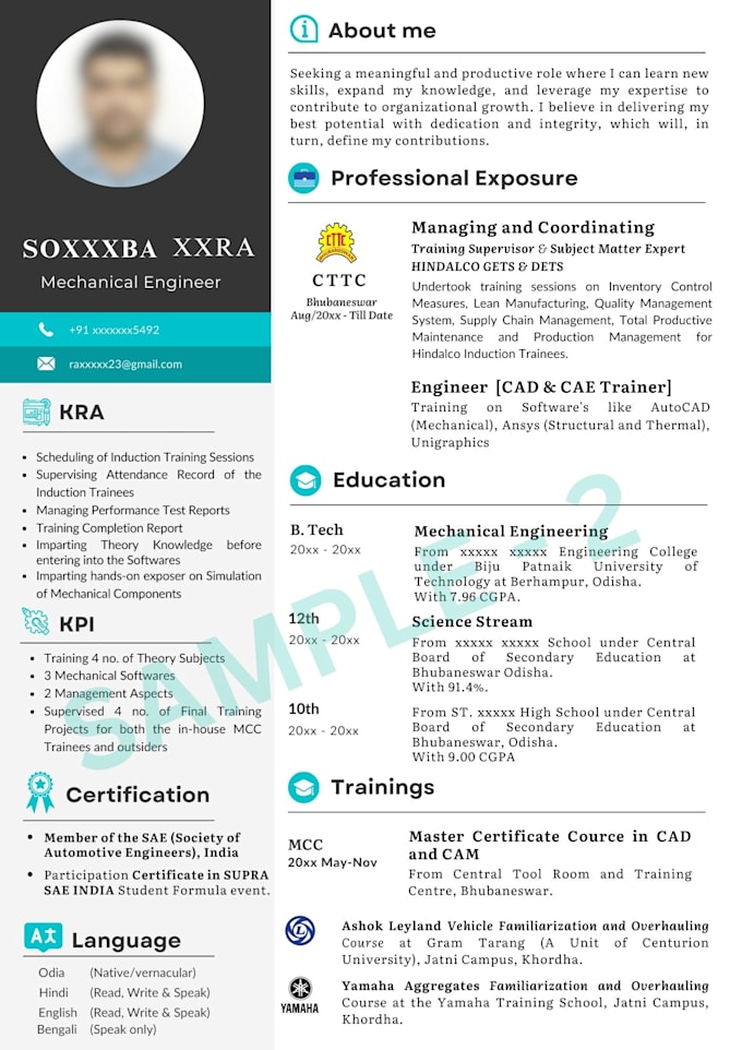 Craft a ats friendly resume by Ranjanjee | Fiverr