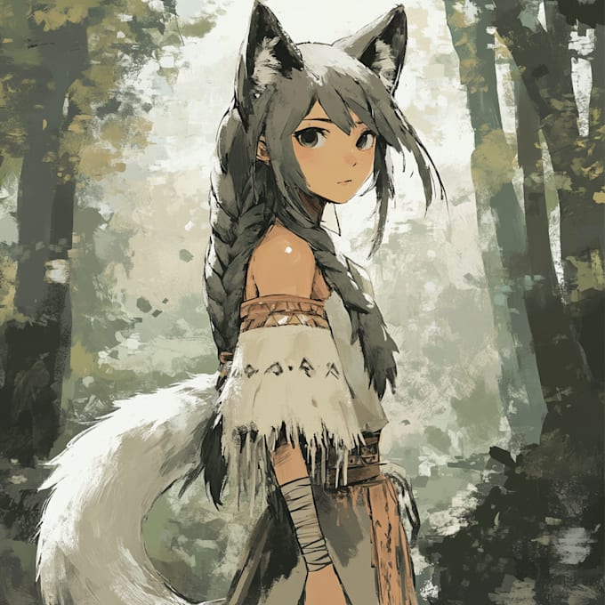 Do an anime art fanart of ony character by Inakourouma | Fiverr