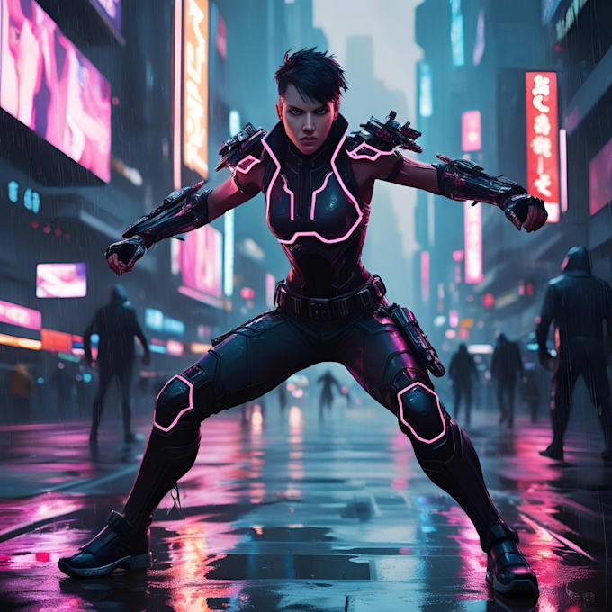 Create character concept art for you by Hexadsoure | Fiverr