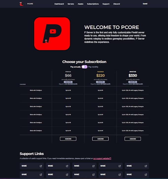 Create beautiful tebex store design for script store by Ion_st | Fiverr