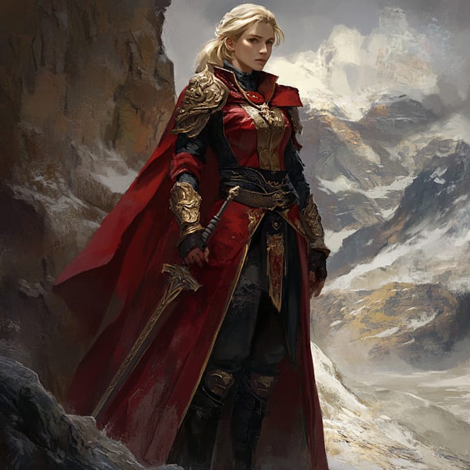 Draw dnd character art and dnd character art by Movianartuno | Fiverr