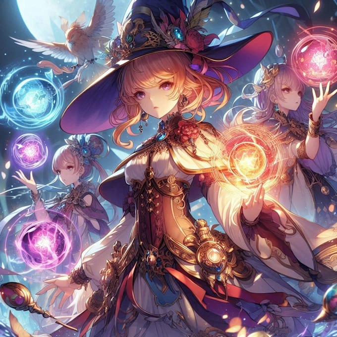 Draw fantasy character art, design, and illustration by Rowaeale | Fiverr