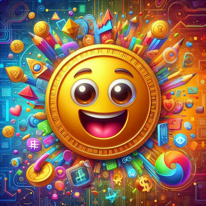 Draw funny custom crypto meme coin art for you by Donohort | Fiverr