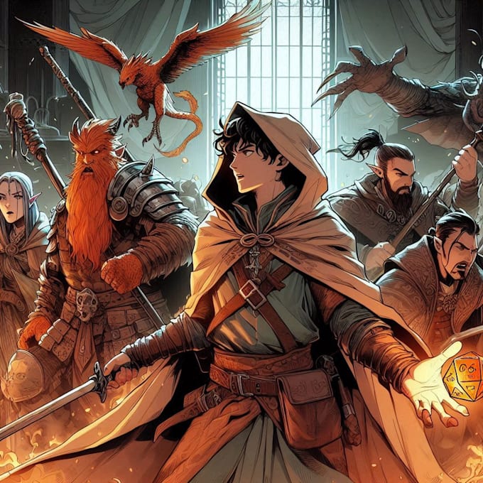 Draw dnd character art and game character concept art by Dillonllis ...