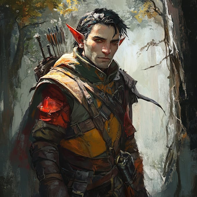 Draw your rpg game character design by Doriaewer | Fiverr