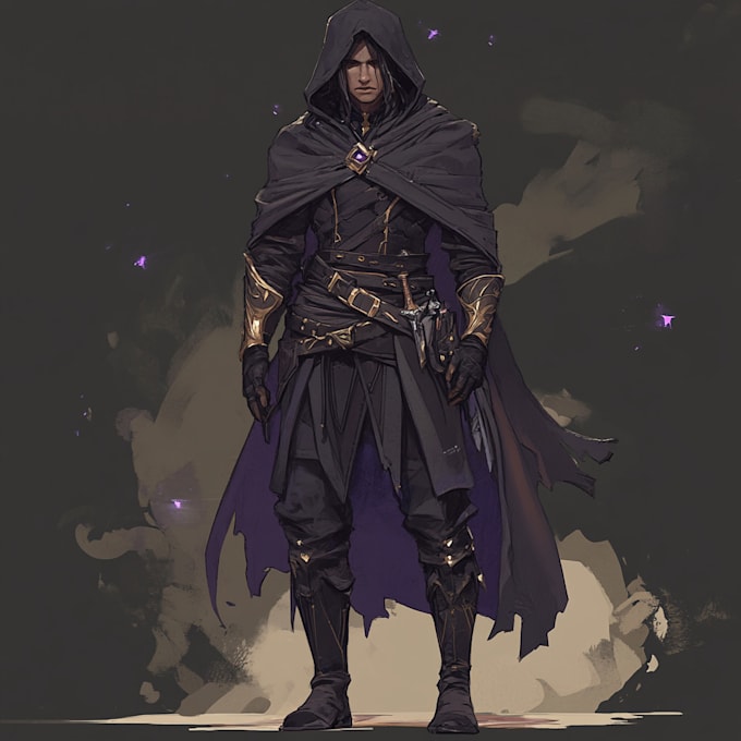 Make a awesome dnd character art and dnd character art by Blallad8 | Fiverr