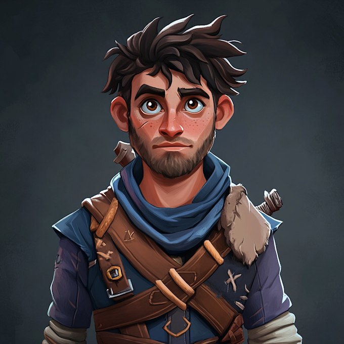 Draw 2d game character for dnd art by Dalien_wilson | Fiverr