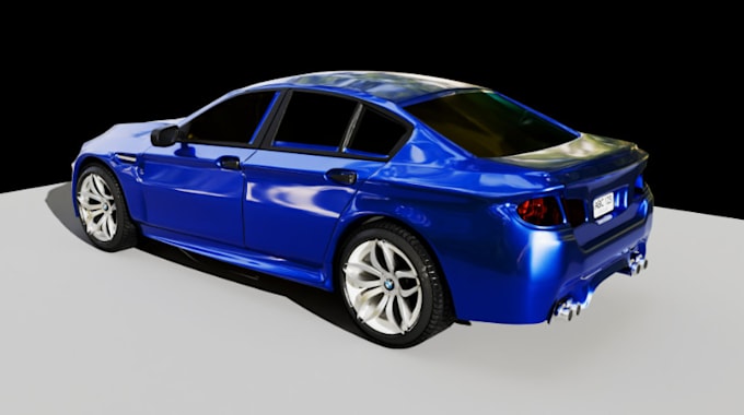 Create realistic 3d car model and rigging, fivem car , body kit,3d car ...