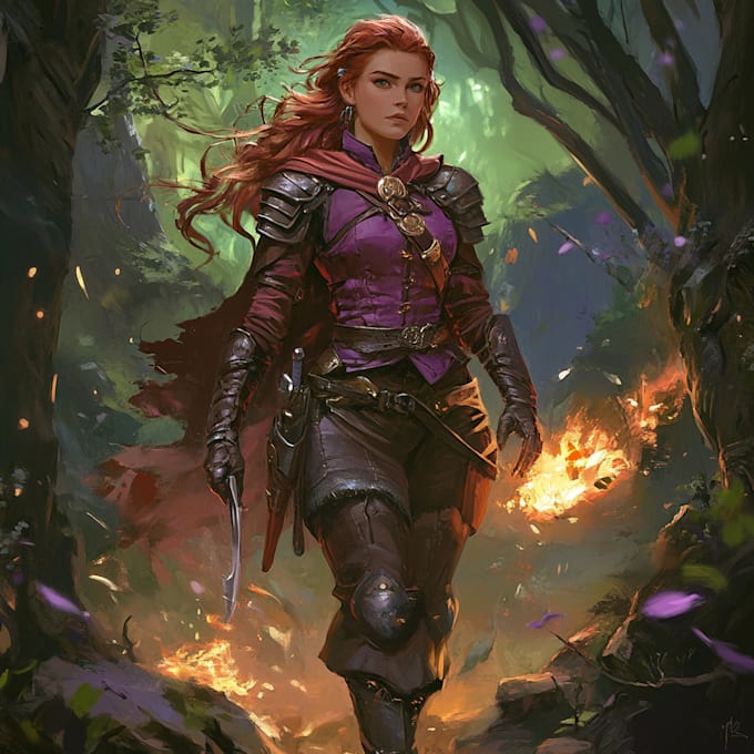 Create a unique original dnd fantasy character art by Snurwo45 | Fiverr