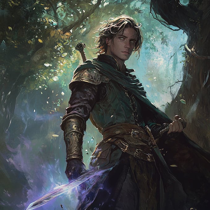 Make a awesome dnd character art and dnd character art by Kapheira | Fiverr