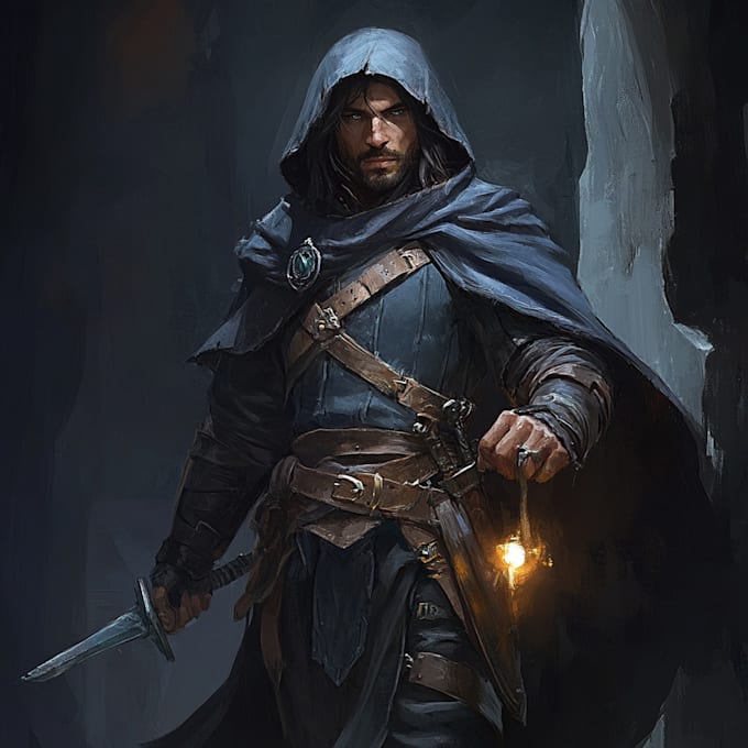 Unique your ttrpg oc, vtm, fantasy, dnd character art for you by Opysis ...