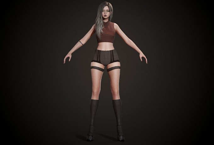 3d erotic human model, metahuman character, vrml model, nifty island, vroid nsfw by Nooblee | Fiverr