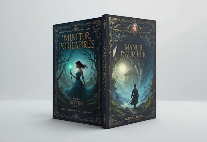 Design your fantasy book cover by Vivetteessis | Fiverr