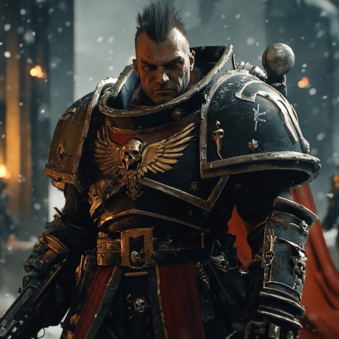 Draw a warhammer 40k character art by Maneteonang | Fiverr