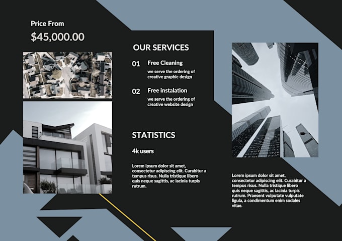 Design brochure for free limited time offer by Humakabir514 | Fiverr