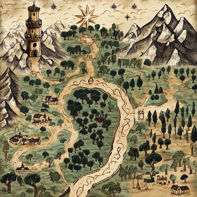 Make fantasy maps of world, region for your rpg game by Melahwade27 ...