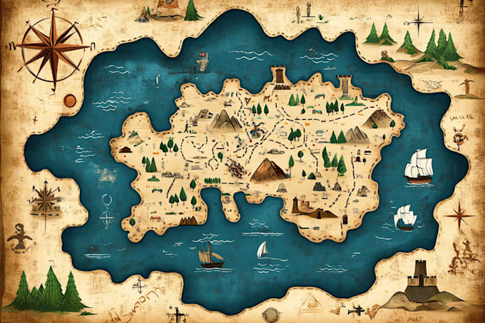 Create a vector map illustration for events by Anberursayn | Fiverr