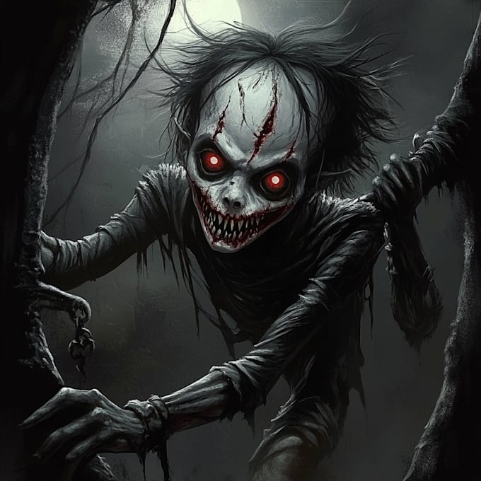 Design an awesome fantasy horror character art by Cubtan8 | Fiverr