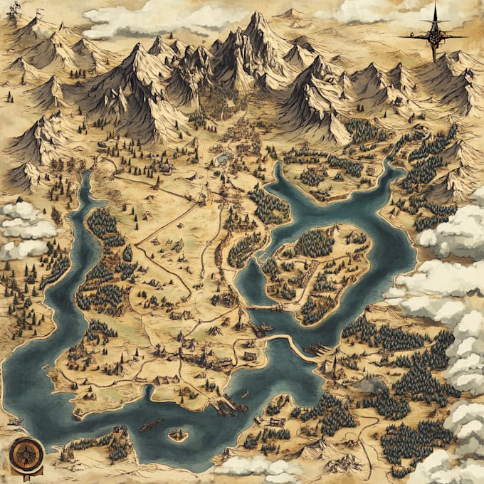 Do cartography dnd fantasy world map game, rpg campaign battle ...