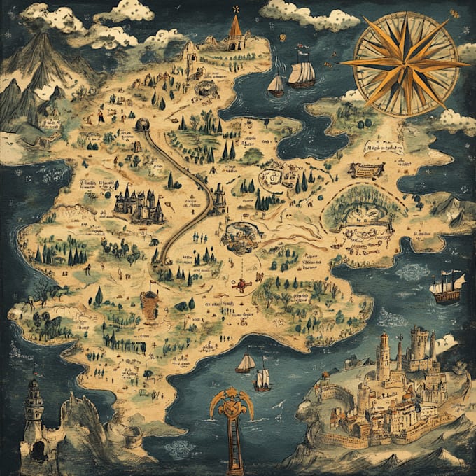 Make your fantasy maps by Kavayanna24 | Fiverr