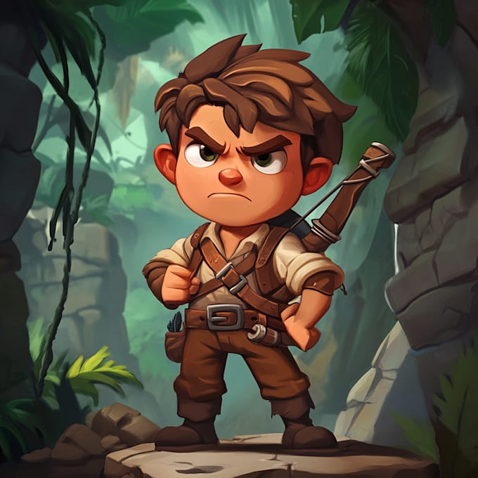 Draw simple 2d game characters by Meridian63 | Fiverr