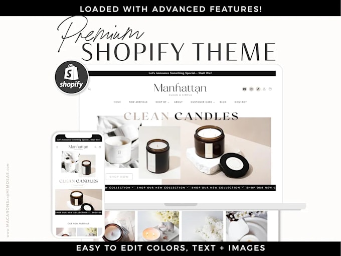 Develop a custom shopify theme design custom shopify theme, website developer by Wealth_gifted ...