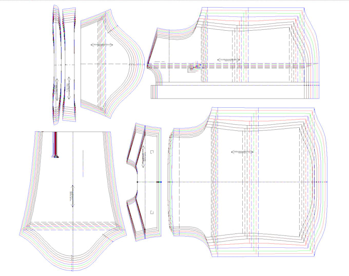 Make a sewing pattern for any type of garment of your requirement by ...