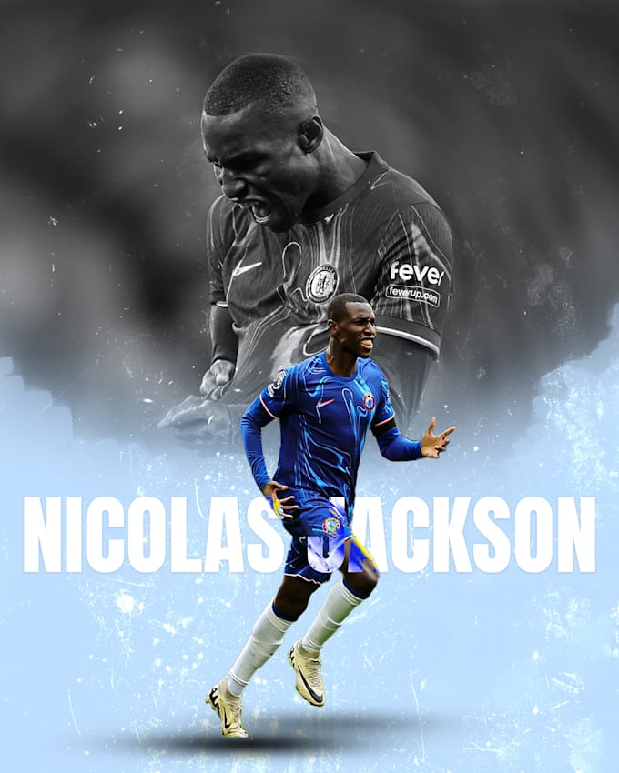 Design a stunning football poster with a unique and dynamic style by ...