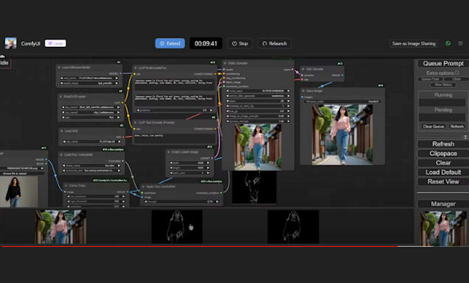 Create you a custom ai influencer flux lora with a comfyui workflow by Emmanuel_animme | Fiverr